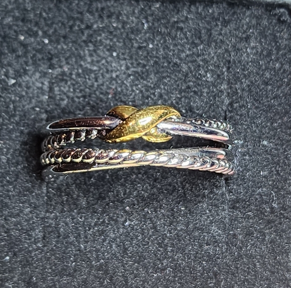 David Yurman | Jewelry | New 6mm X Crossover Band Ring In Sterling ...